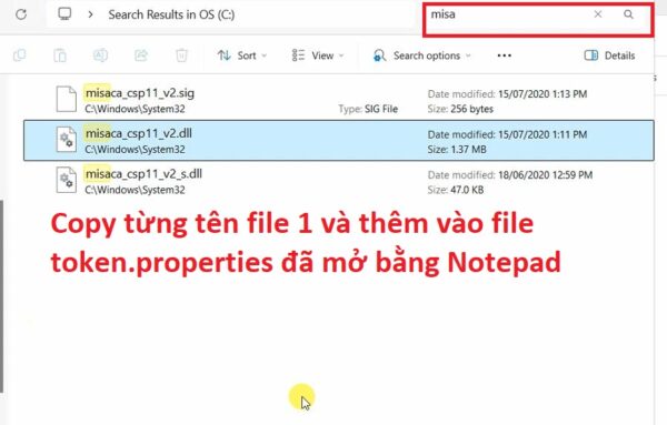 Hướng dẫn sửa lỗi không nhận CKS Misa lên HDDT Viettel